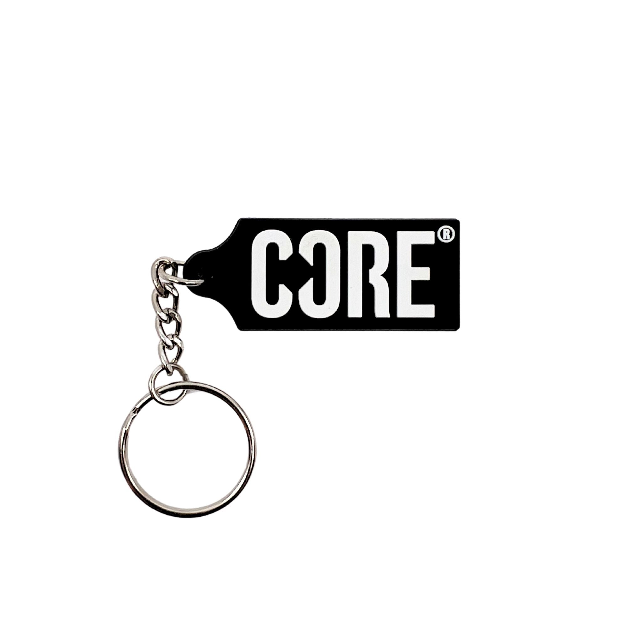 CORE Stamp Keychain - Black/White - CORE Action Sports