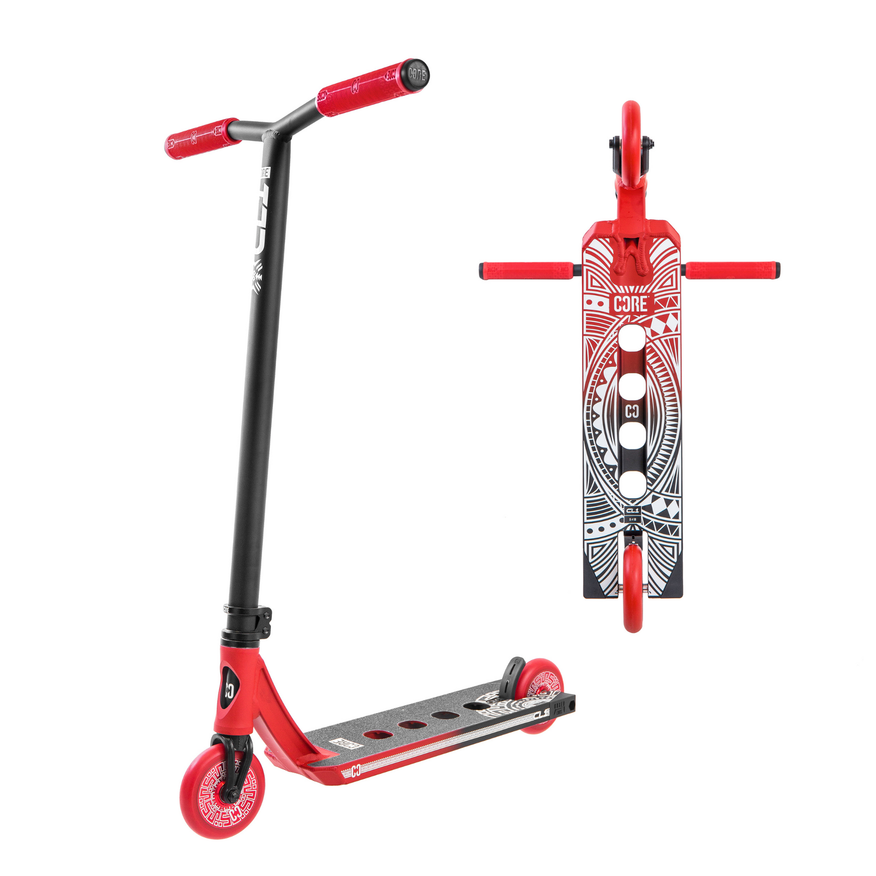 CORE CL1 Complete Stunt Scooter - Black/Red LE - CORE Action Sports