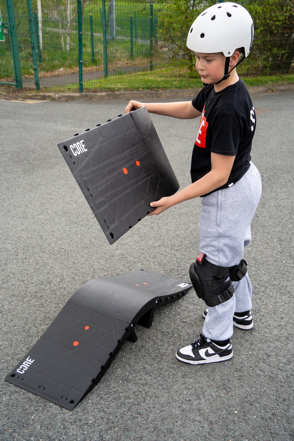 CORE Skate Ramp - Mini Wave Ramp Set (2 Kickers & Bridge) - CORE Action ...